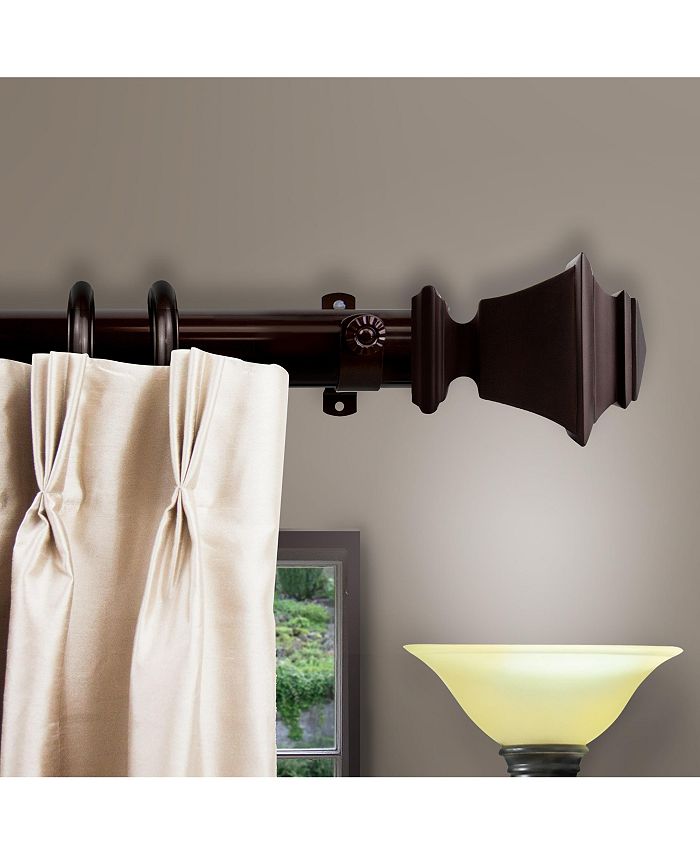 Rod Desyne Bach Decorative Traverse Rod w/ Rings 84-156" - Macy's
