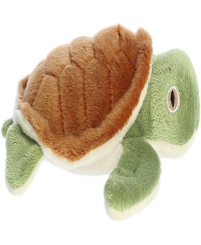 Aurora Mini Turtle Eco Nation Eco-Friendly Plush Toy Green 5" - Macy's