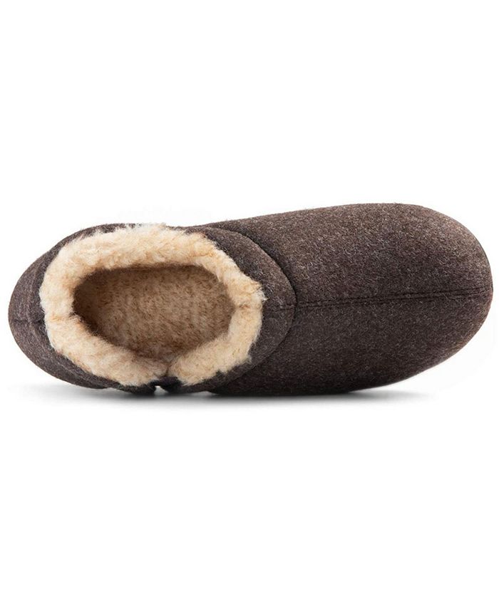 RockDove Rock Dove Men's Timothy Elastic Side Faux Wool Slipper - Macy's