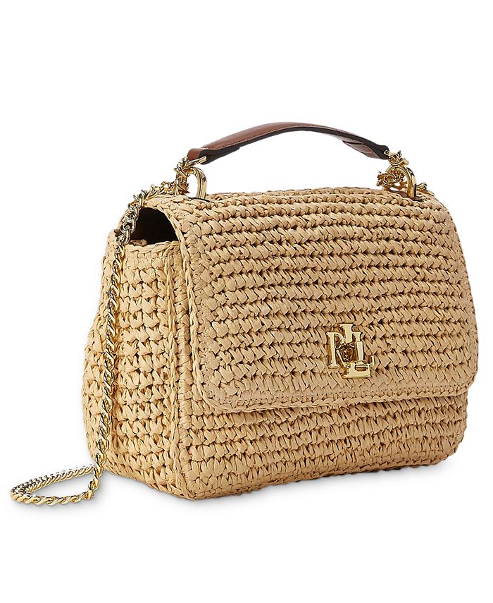 Lauren Ralph Lauren Woven Sophee Crossbody Bag - Macy's