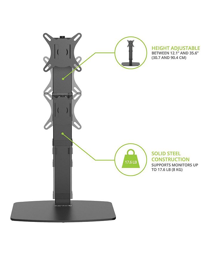 Kanto DTS1000 Universal Desktop Stand with Adjustable Height, Tilt, and ...