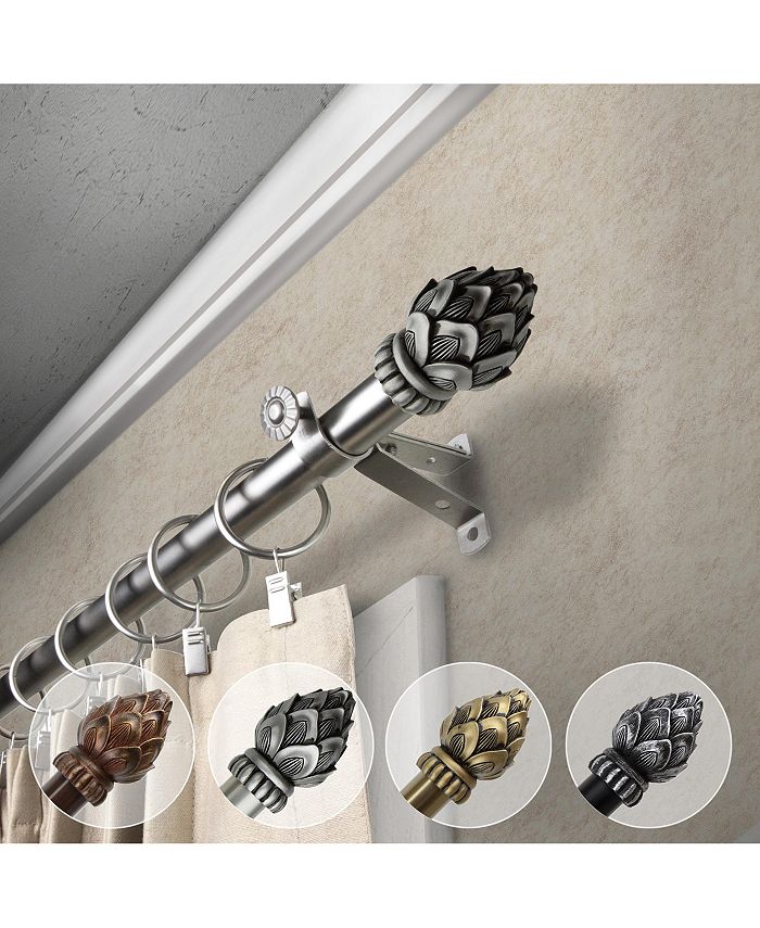 Rod Desyne Bud 13/16" Curtain Rod 48-84" - Macy's