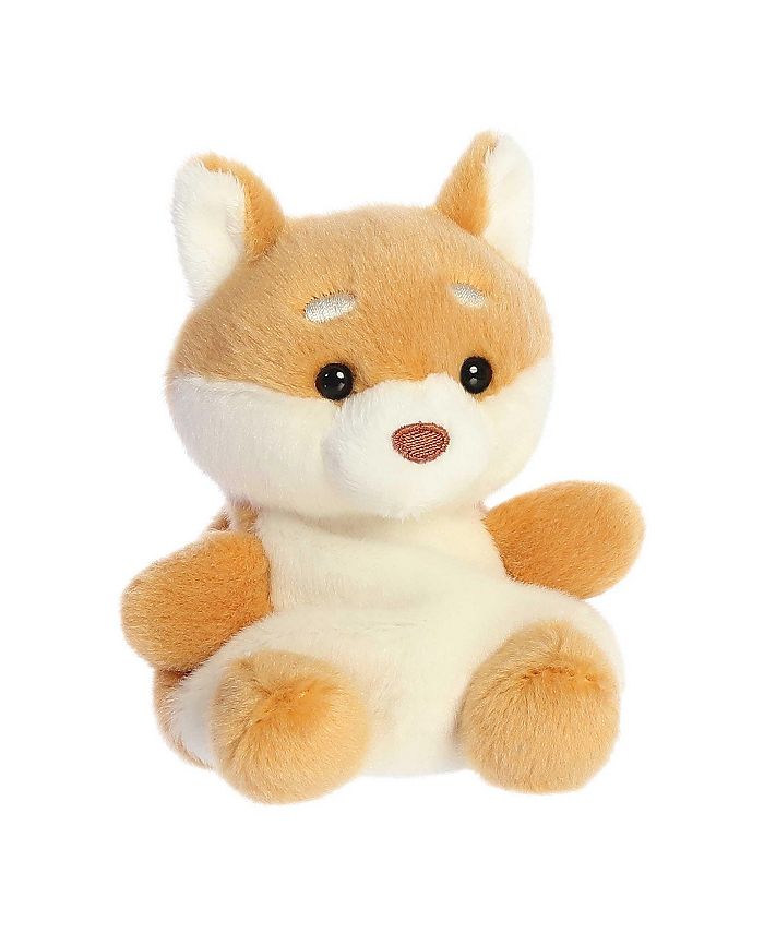 Aurora Mini Keiko Shiba Inu Palm Pals Adorable Plush Toy Brown 5" - Macy's