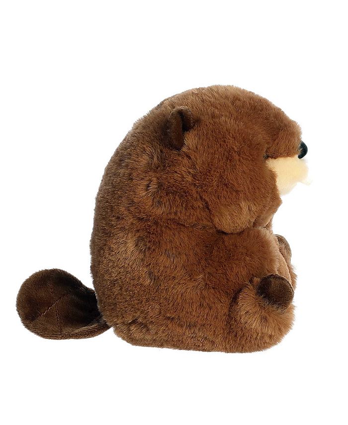 Aurora Mini Beethoven Beaver Rolly Pet Round Plush Toy Brown 5.5" - Macy's