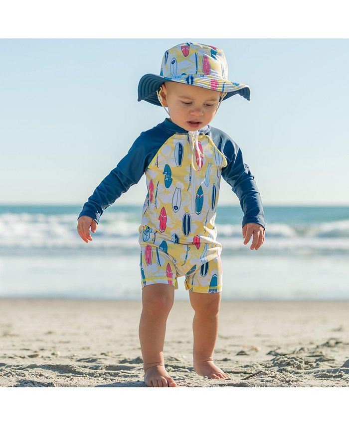 Snapper Rock Baby Boys Rock The Board LS Sunsuit - Macy's