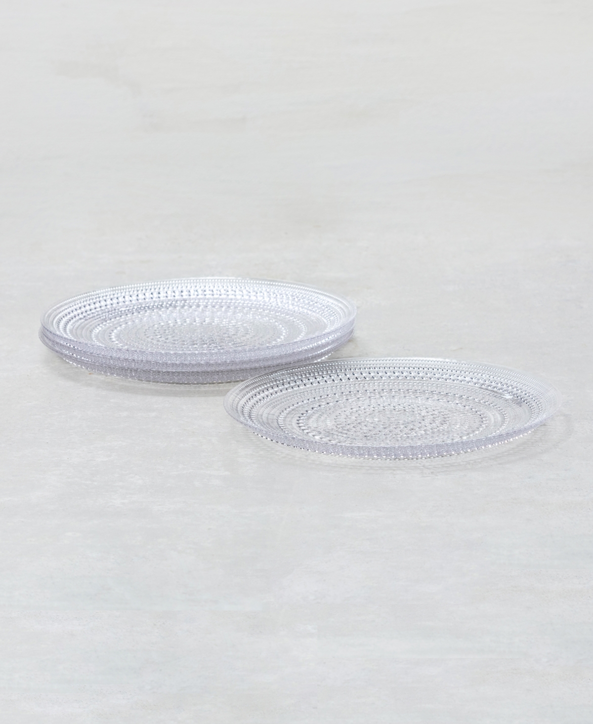 Click here for Fortessa Jupiter Dinner Plates  Set of 4 - Clear prices