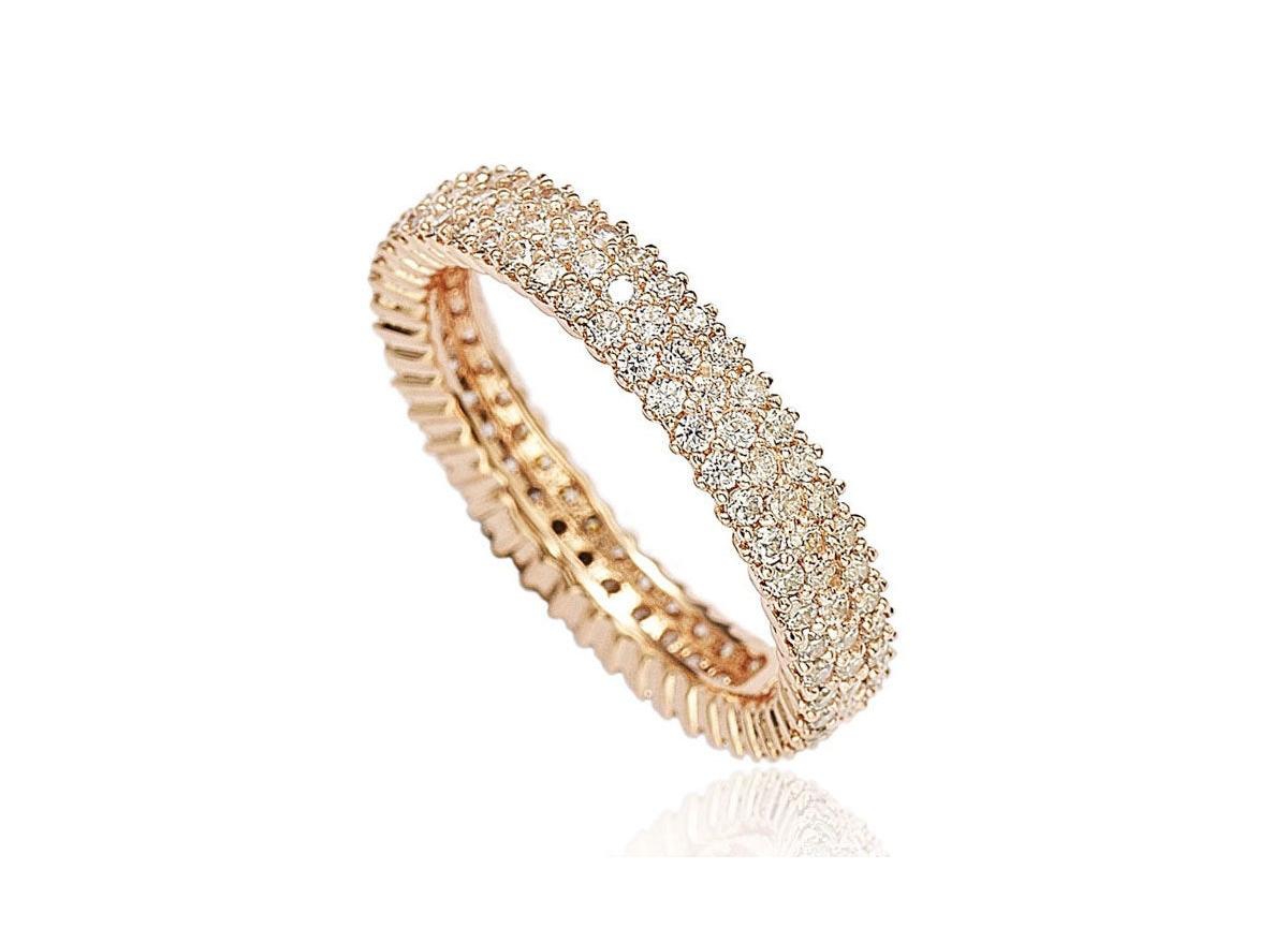 Click here for Suzy Levian Sterling Silver Micro-Pave White Cubic... prices