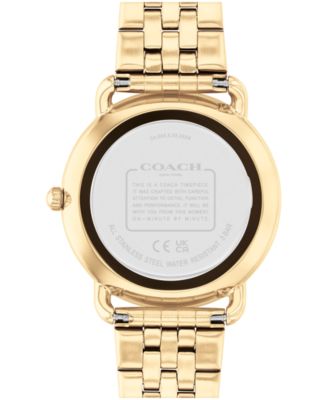 COACH Women's Elliot Gold-Tone Stainless Steel Bracelet COACH Women's Elliot Gold-Tone Stainless Steel Bracelet