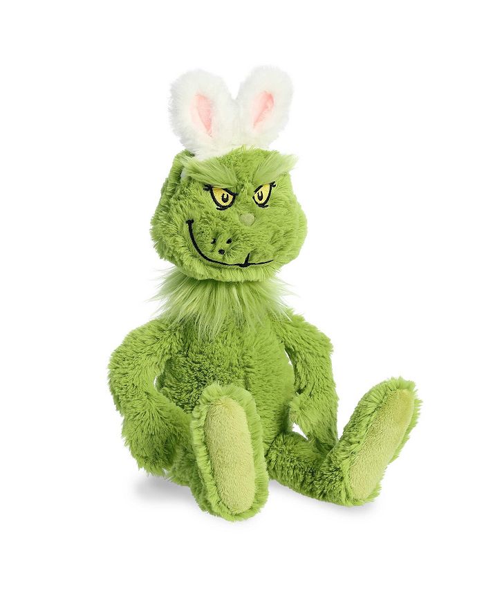 Aurora Large Bunny Grinch Dr. Seuss Whimsical Plush Toy Green 14" - Macy's