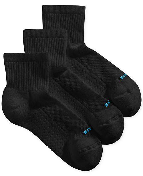 Hue Women's Air Cushion Mini Crew 3 Pack Socks - Handbags & Accessories ...