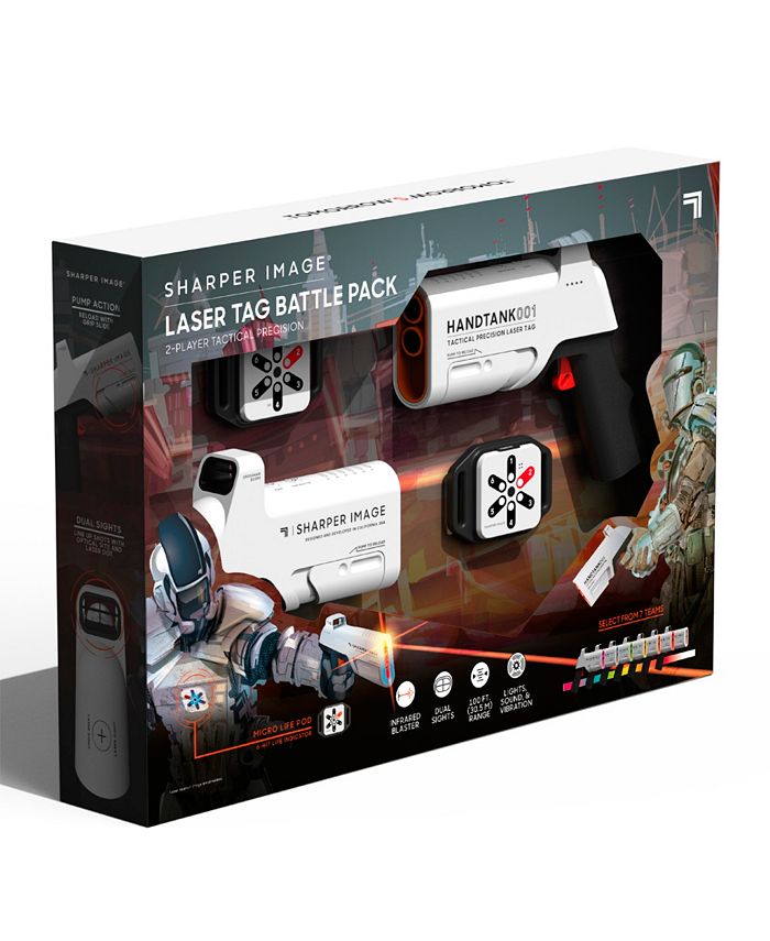 Sharper Image 2-Player Laser Tag Handtank Starter Set with Lights and ...