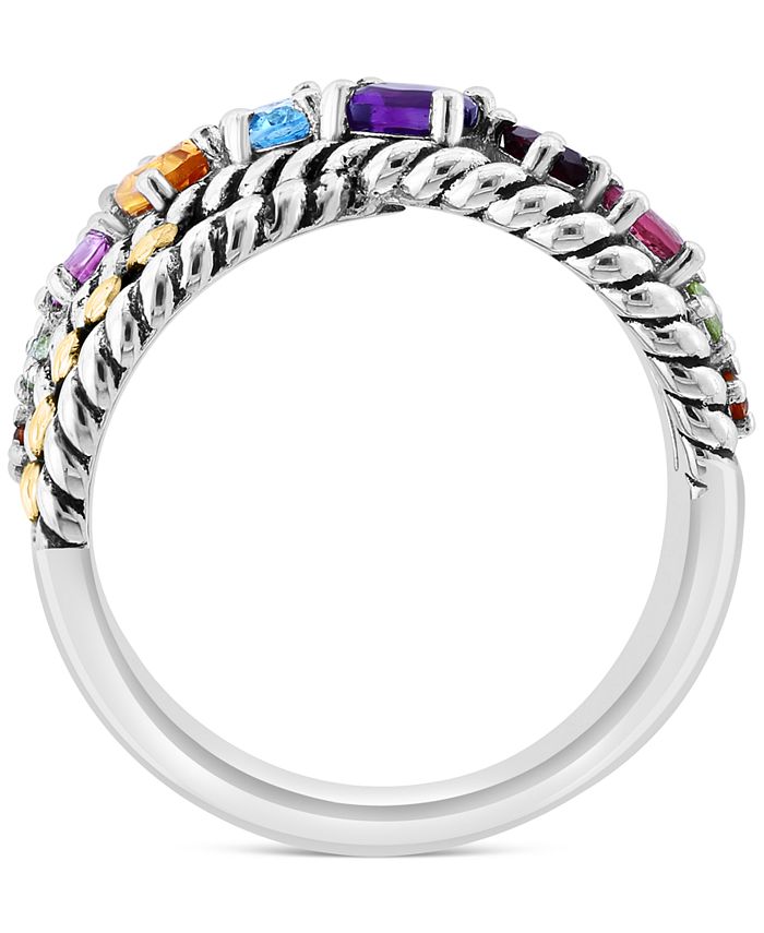 EFFY Collection EFFY® Multi-Gemstone Crossover Statement Ring (1-1/8 ct ...