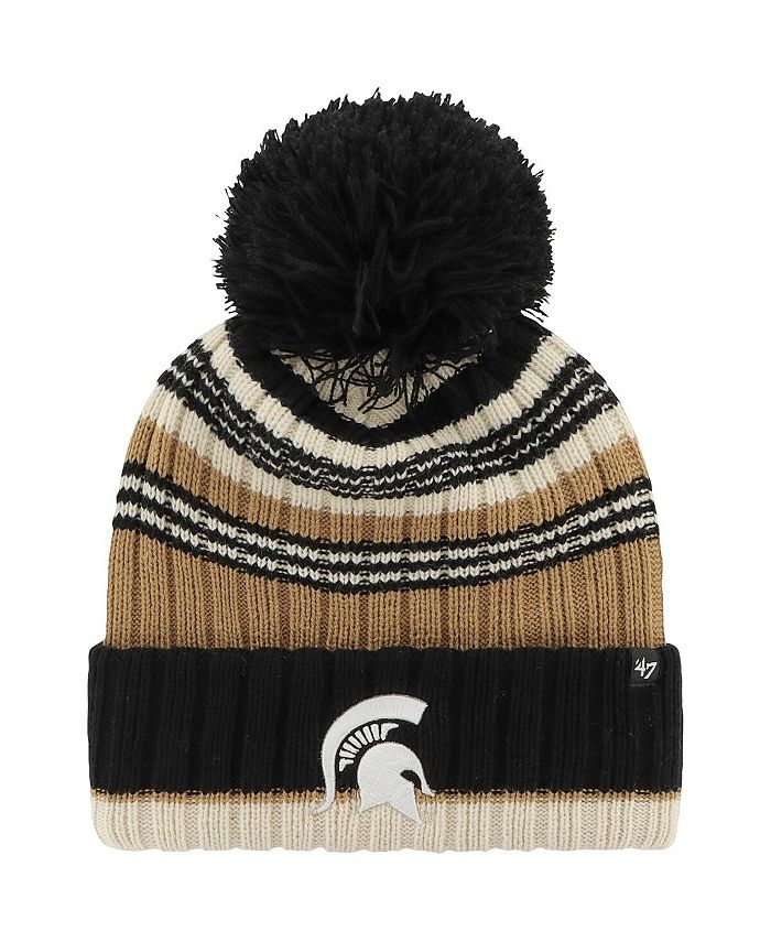'47 Brand Women's Khaki Michigan State Spartans Barista Cuffed Knit Hat ...