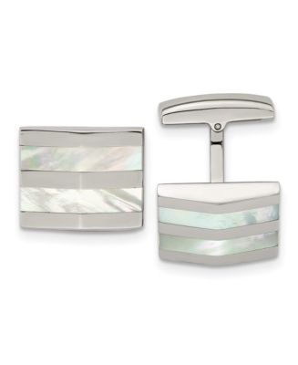 Chisel Stainless Steel Polished Square Cufflinks - Macy's