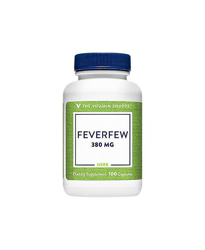 The Vitamin Shoppe Feverfew - 380 MG (100 Capsules) - Macy's