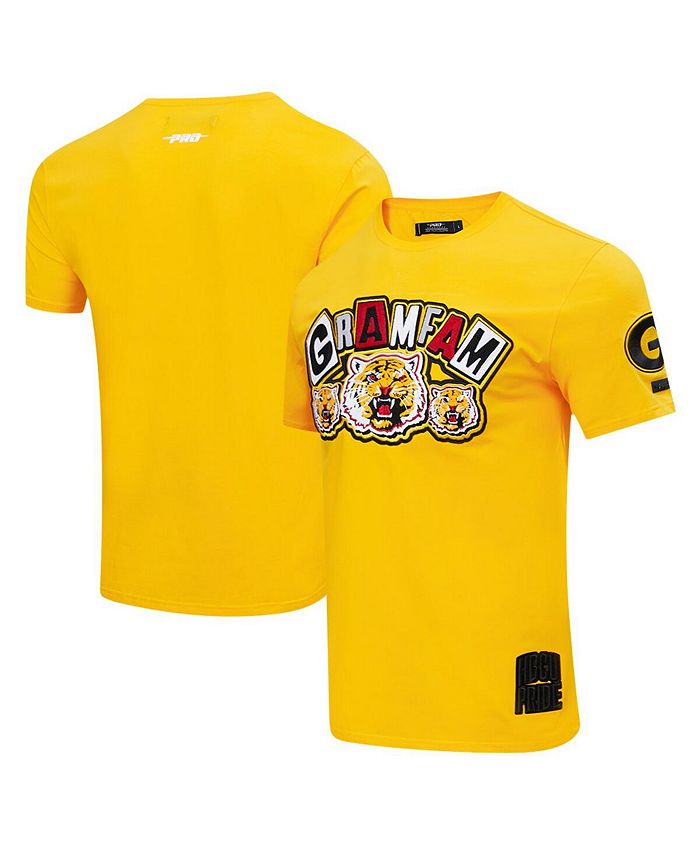 Pro Standard Men's Gold Grambling Tigers Homecoming T-shirt - Macy's