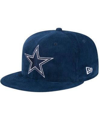 Men's New Era Navy Dallas Cowboys Throwback Cord 59FIFTY Fitted Hat ...