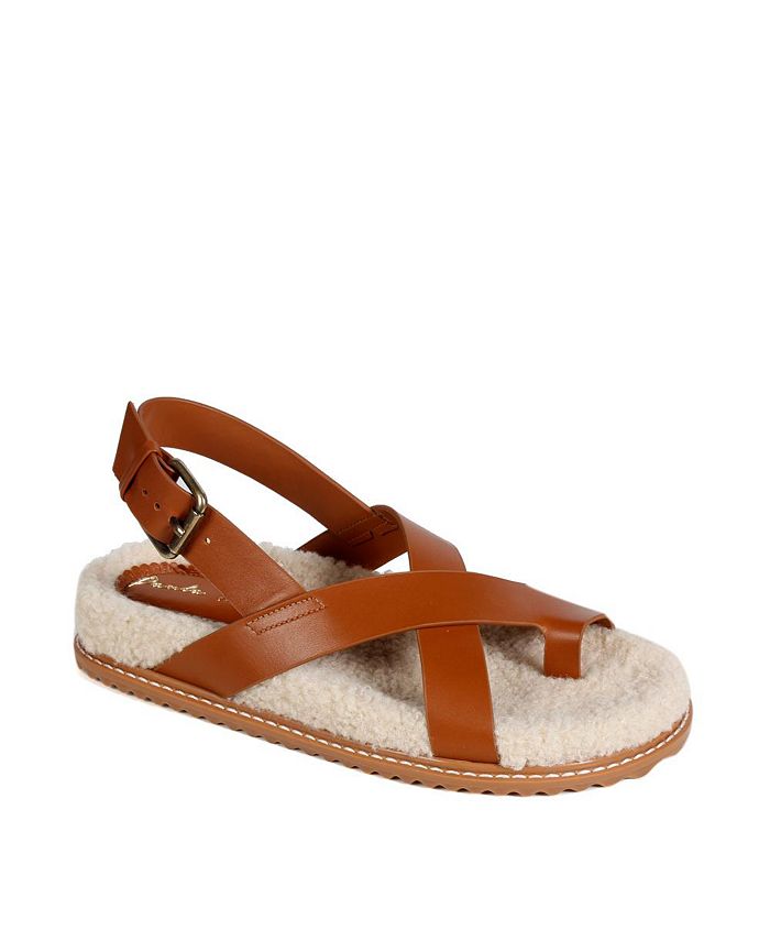 Paula Torres Shoes Women's Genova Strappy Footbed Flats - Macy's