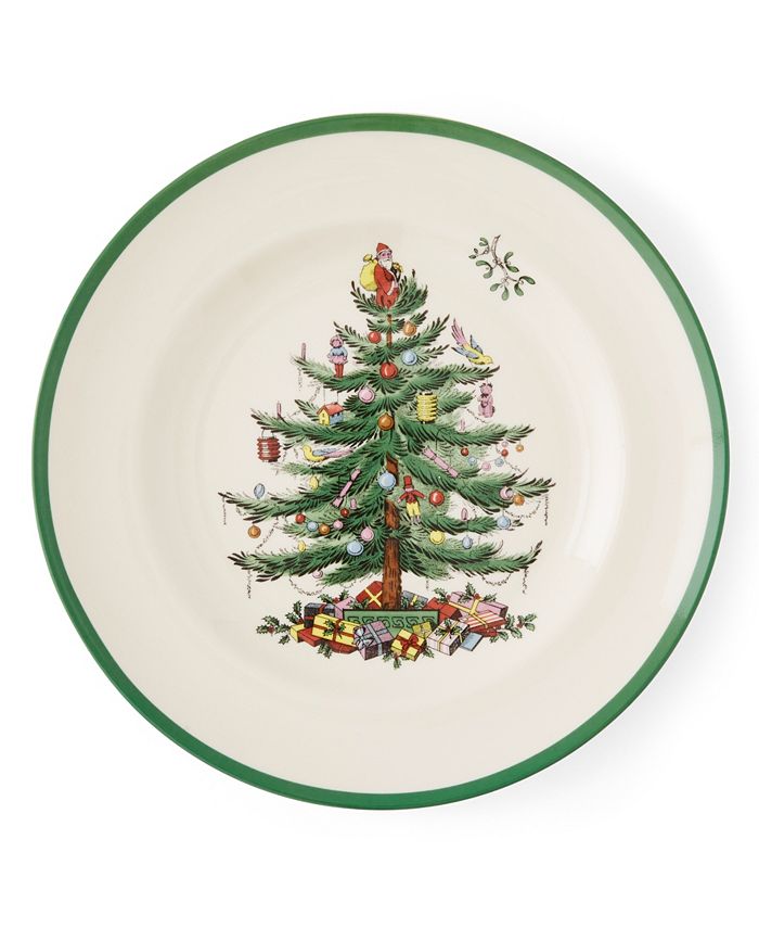 Spode Christmas Tree Dinner Plates, Set of 4 - Macy's