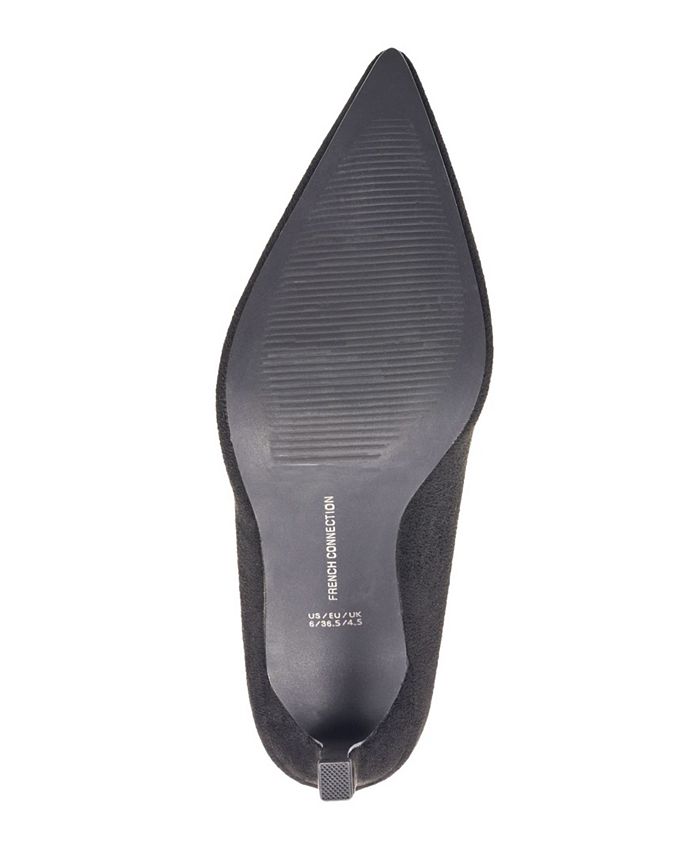 French Connection Women's Scallop Slip-On Heels Sandals - Macy's