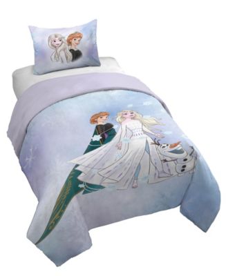 Saturday Park Disney Frozen Watercolor 100% Organic Cotton Twin Duvet ...