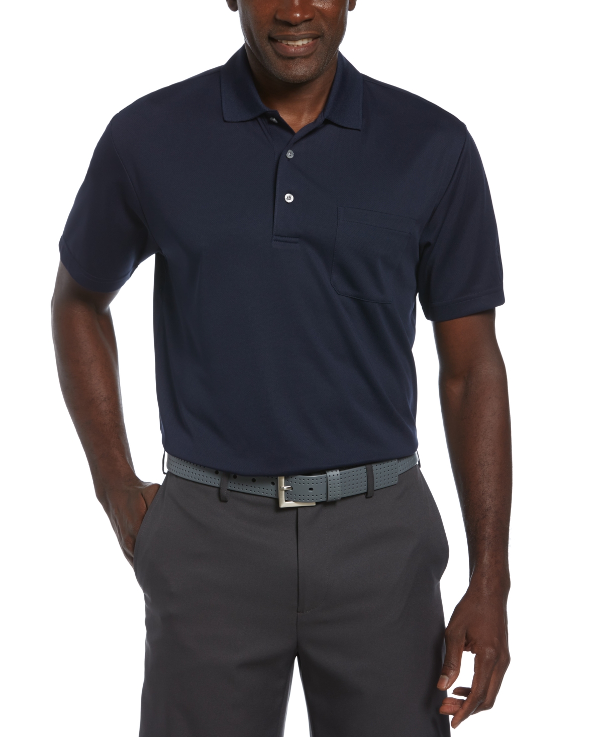Click here for Pga Tour Mens Airflux Solid Mesh Short Sleeve Golf... prices
