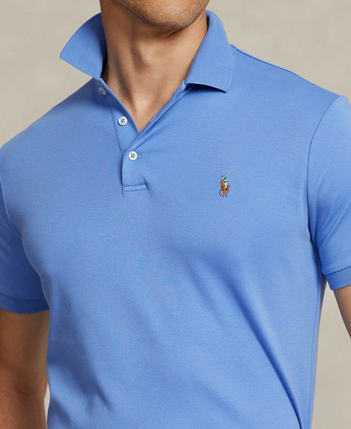Polo Ralph Lauren Men's Custom Slim Fit Short-Sleeve Polo Shirt - Macy's