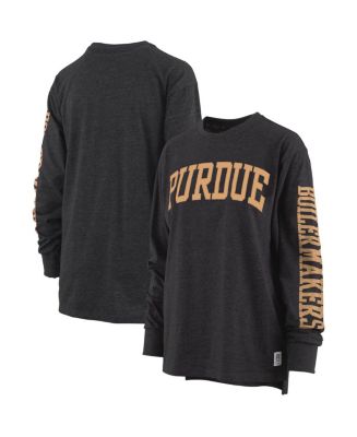Women's Pressbox Heathered Black Purdue Boilermakers Two-Hit Canyon ...