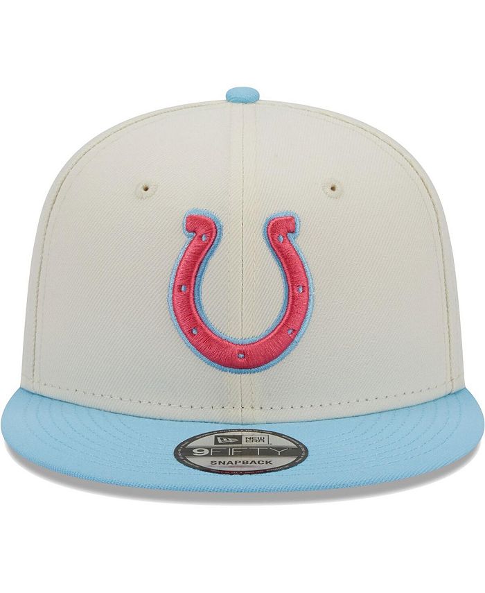 New Era Men's Cream, Light Blue Indianapolis Colts Two-Tone Color Pack ...