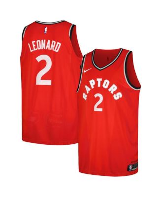 Men's Nike Kawhi Leonard Red Toronto Raptors Authentic Player Jersey ...