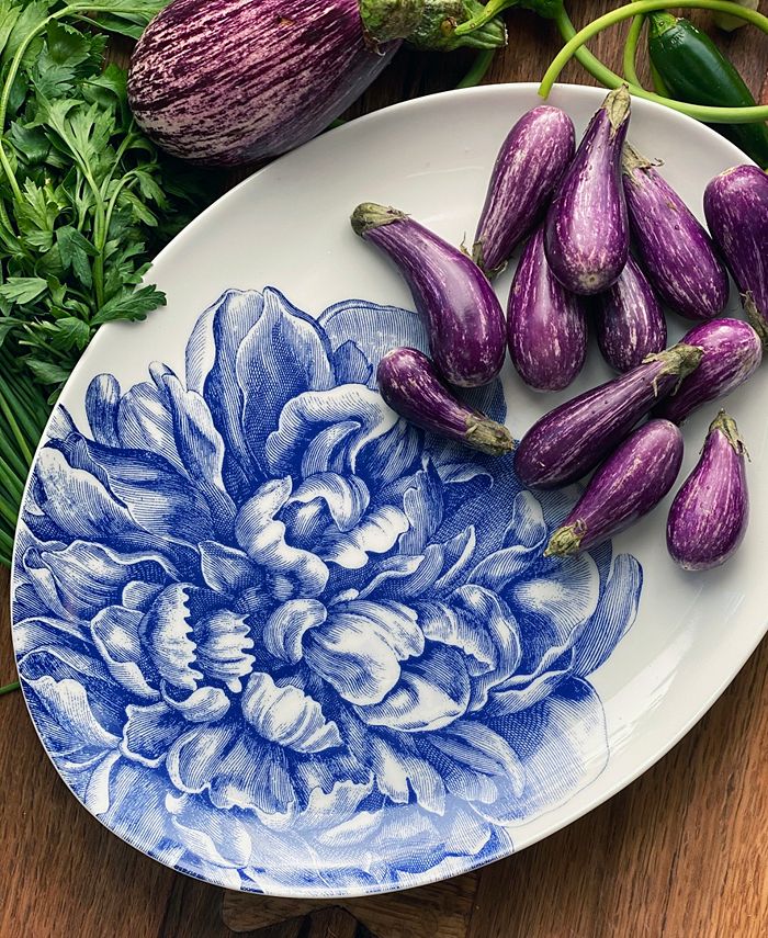 Caskata Peony Medium Coupe Oval Platter - Macy's