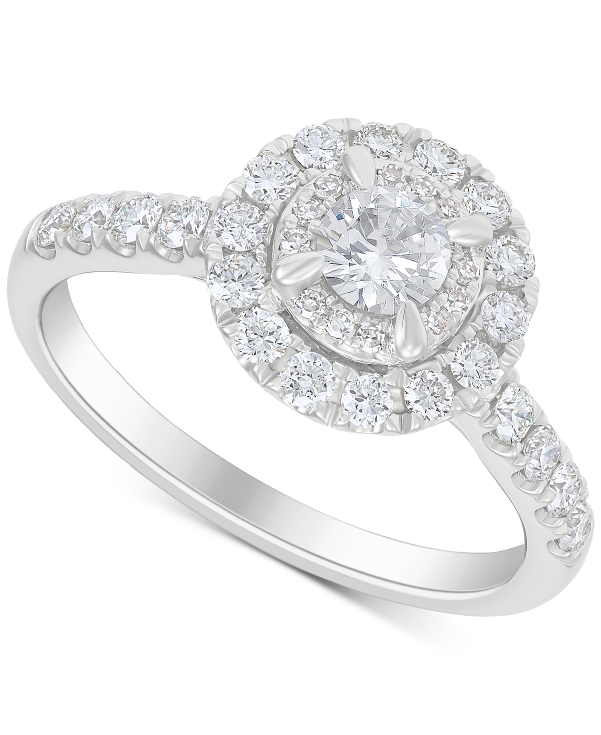 Click here for Diamond Double Halo Engagement Ring (1 ct. t.w.) i... prices