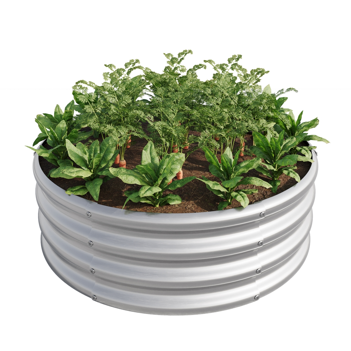 Click here for 32.0811.4" Tall Round Raised Garden Bed  Meta... prices