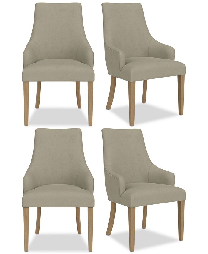 Furniture Nelin 4pc Dining Chair Set - Macy's