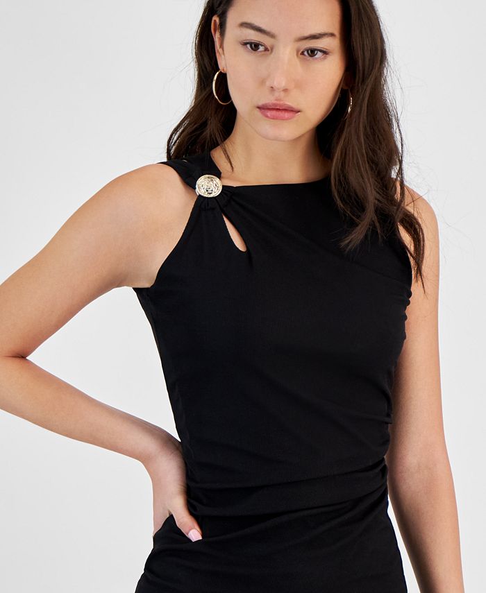 GUESS Women's Febe Cutout Mini Dress - Macy's