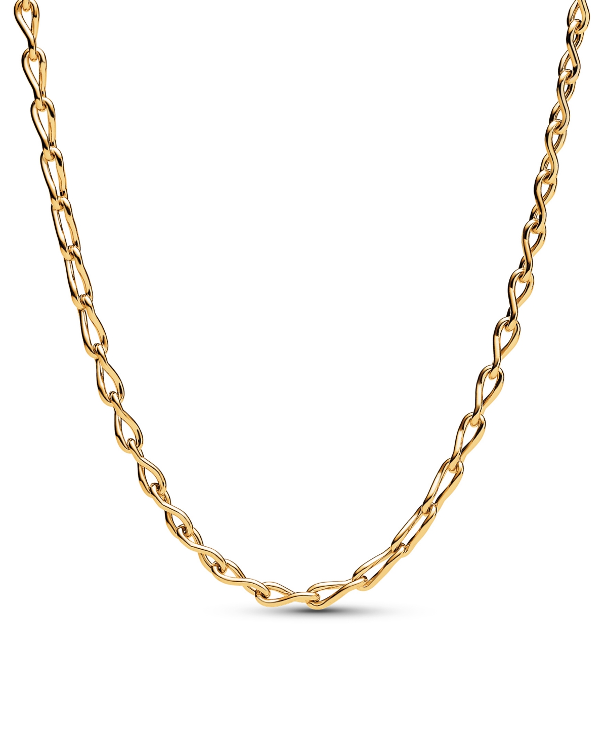 Click here for Pandora Sterling Figure of 8 Chain Link Necklace -... prices