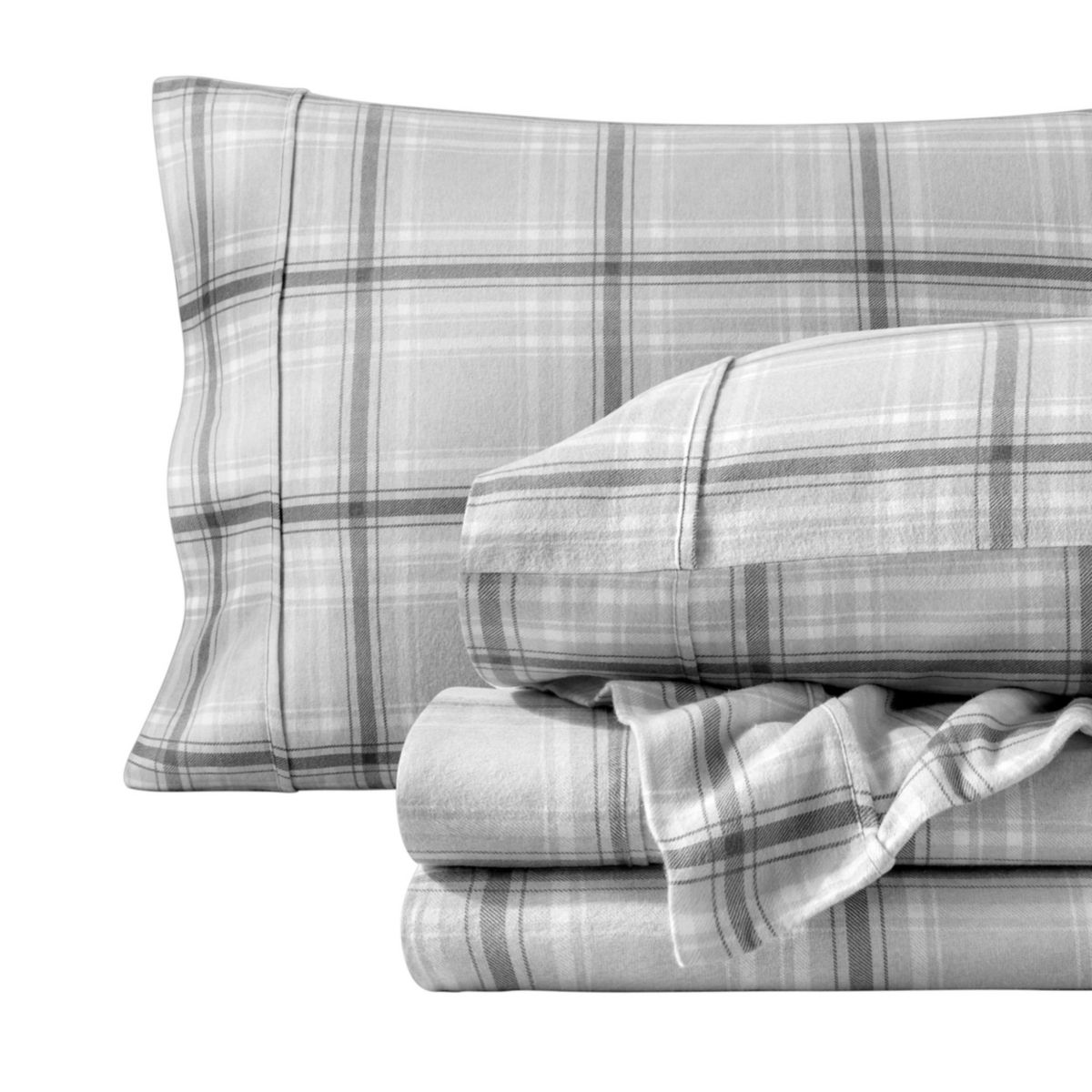 Click here for Bare Home Printed Cotton Flannel Sheet Set - Tarta... prices