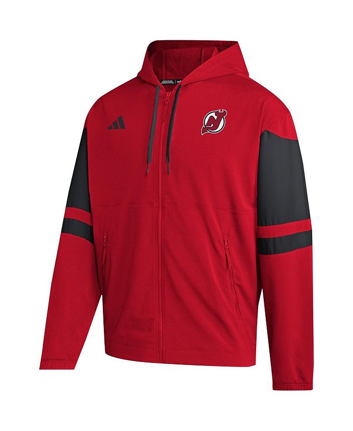 adidas Men's Red New Jersey Devils Full-Zip Hoodie - Macy's