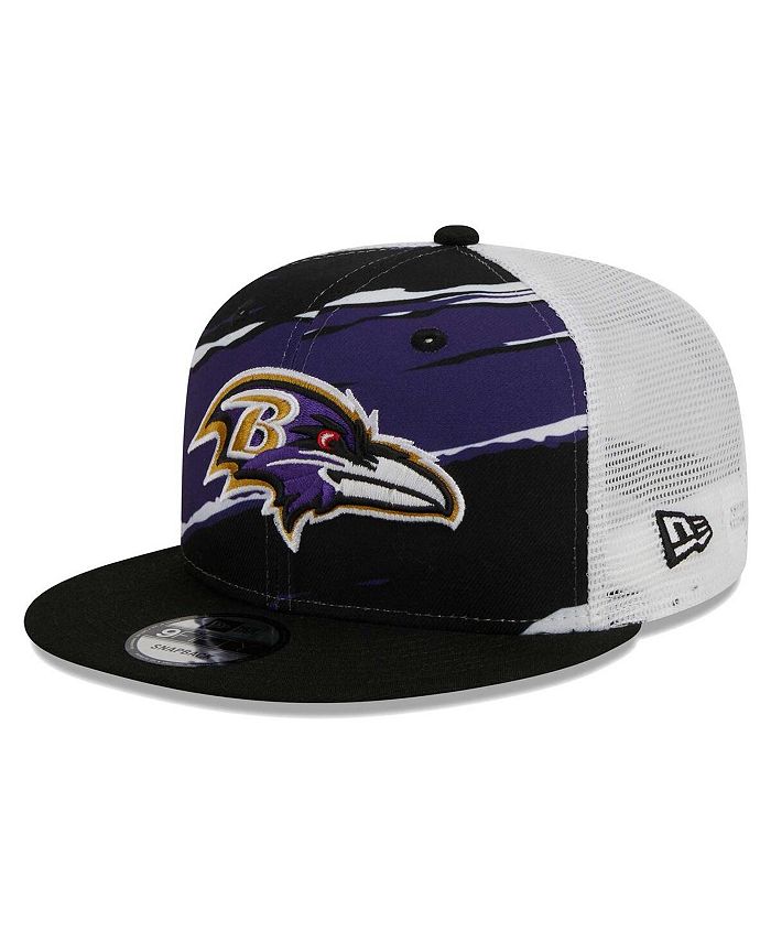 New Era Men's Black Baltimore Ravens Tear Trucker 9FIFTY Snapback Hat ...