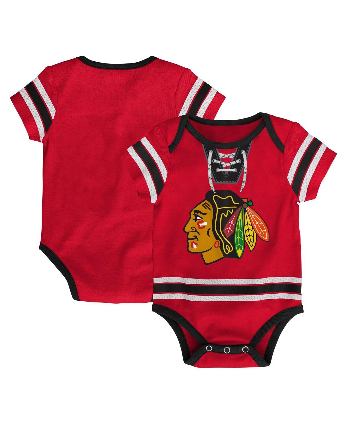Click here for Infant Boys and Girls Red Chicago Blackhawks Hocke... prices