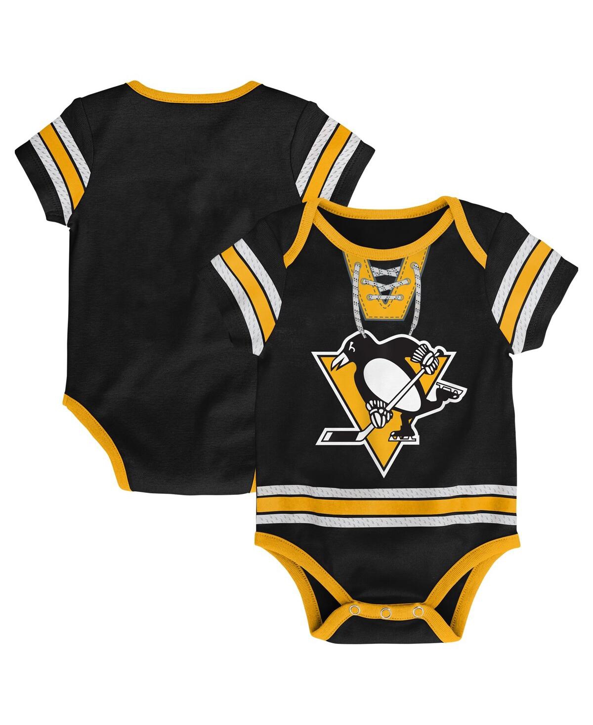 Click here for Infant Boys and Girls Black Pittsburgh Penguins Ho... prices