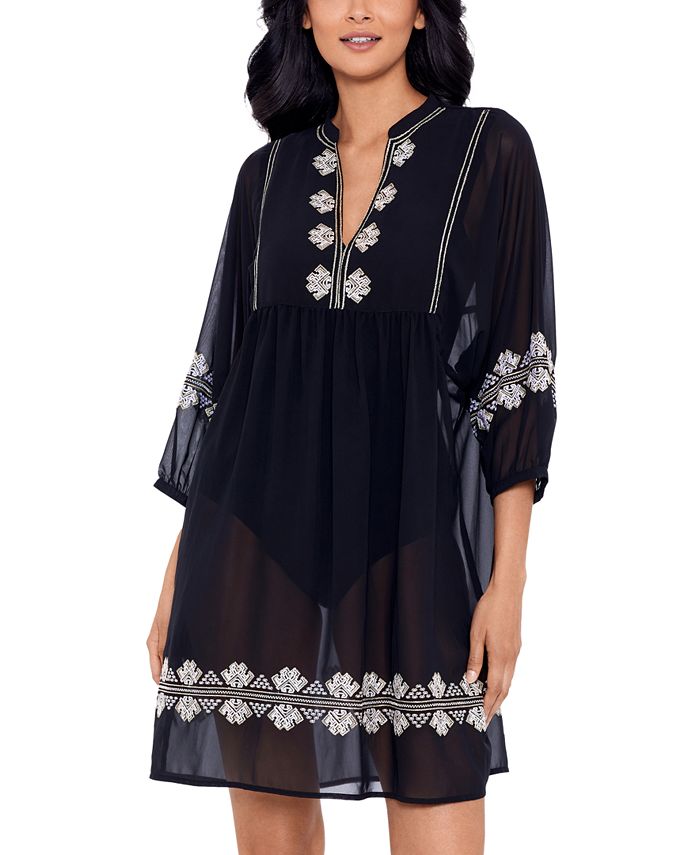 Miraclesuit Women's Shore Leave Beach Dress Swim Cover-Up - Macy's