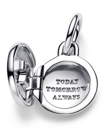 Pandora Cubic Zirconia Key Hole Engravable Locket Dangle Charm - Macy's