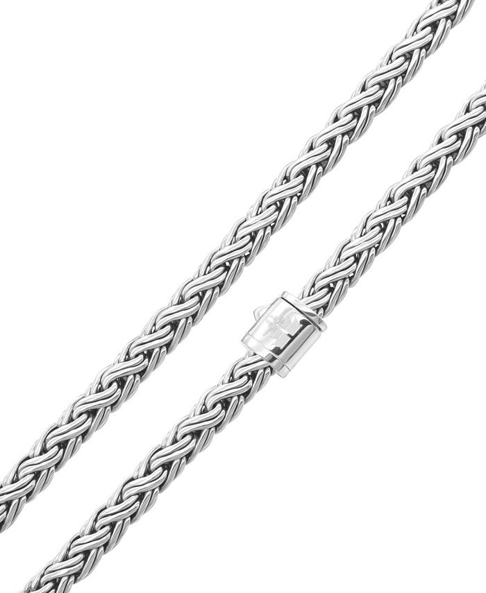 DEVATA Paddy Oval 5mm Chain Necklace in Sterling Silver - Macy's