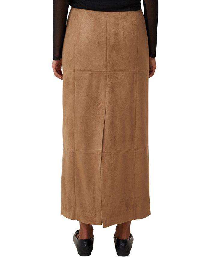 COTTON ON Women's Faux-Suede Maxi Skirt - Macy's
