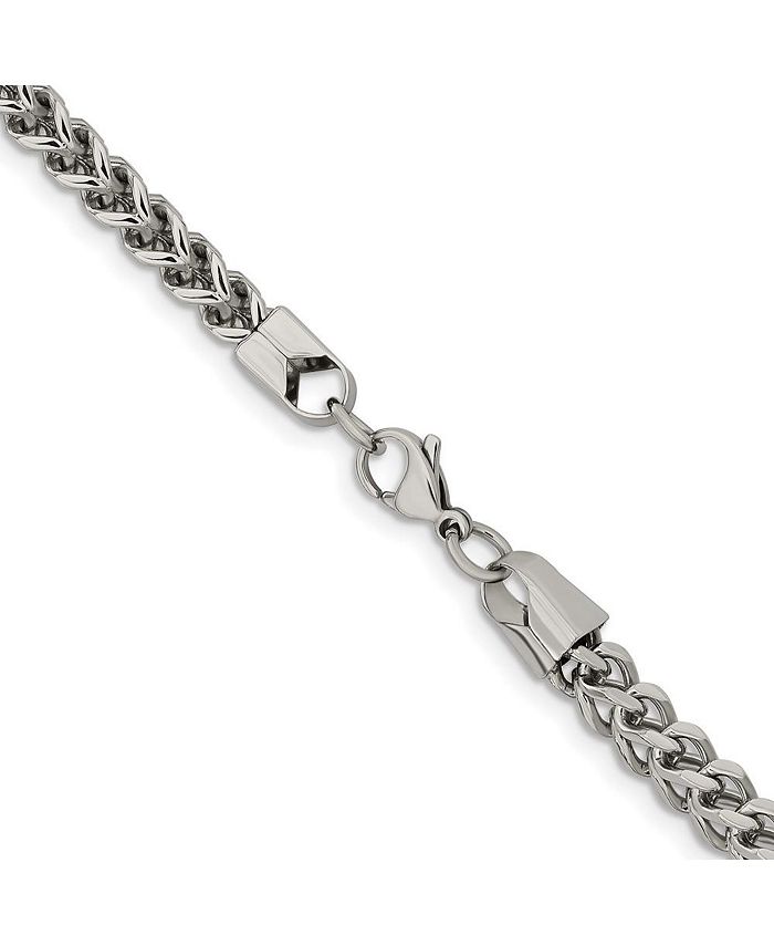 Chisel Stainless Steel Polished 5.5mm Franco Chain Necklace - Macy's