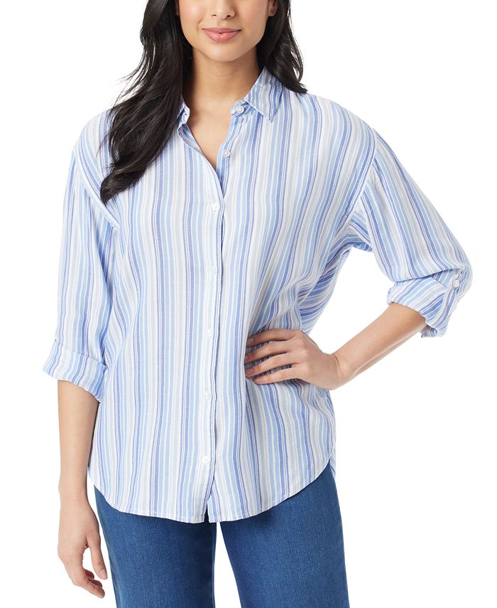 Gloria Vanderbilt Women's Amanda Button-Front Shirt - Macy's