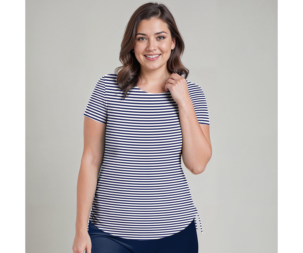 Click here for Calypsa Womens Adele Swim Top - Navy sunshine sail... prices