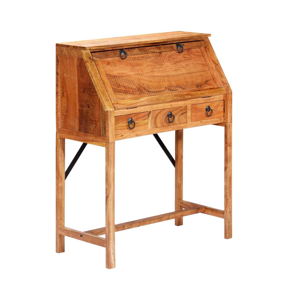 Click here for Writing Desk 17.8x15.7x42.1 Solid Acacia Wood - Br... prices