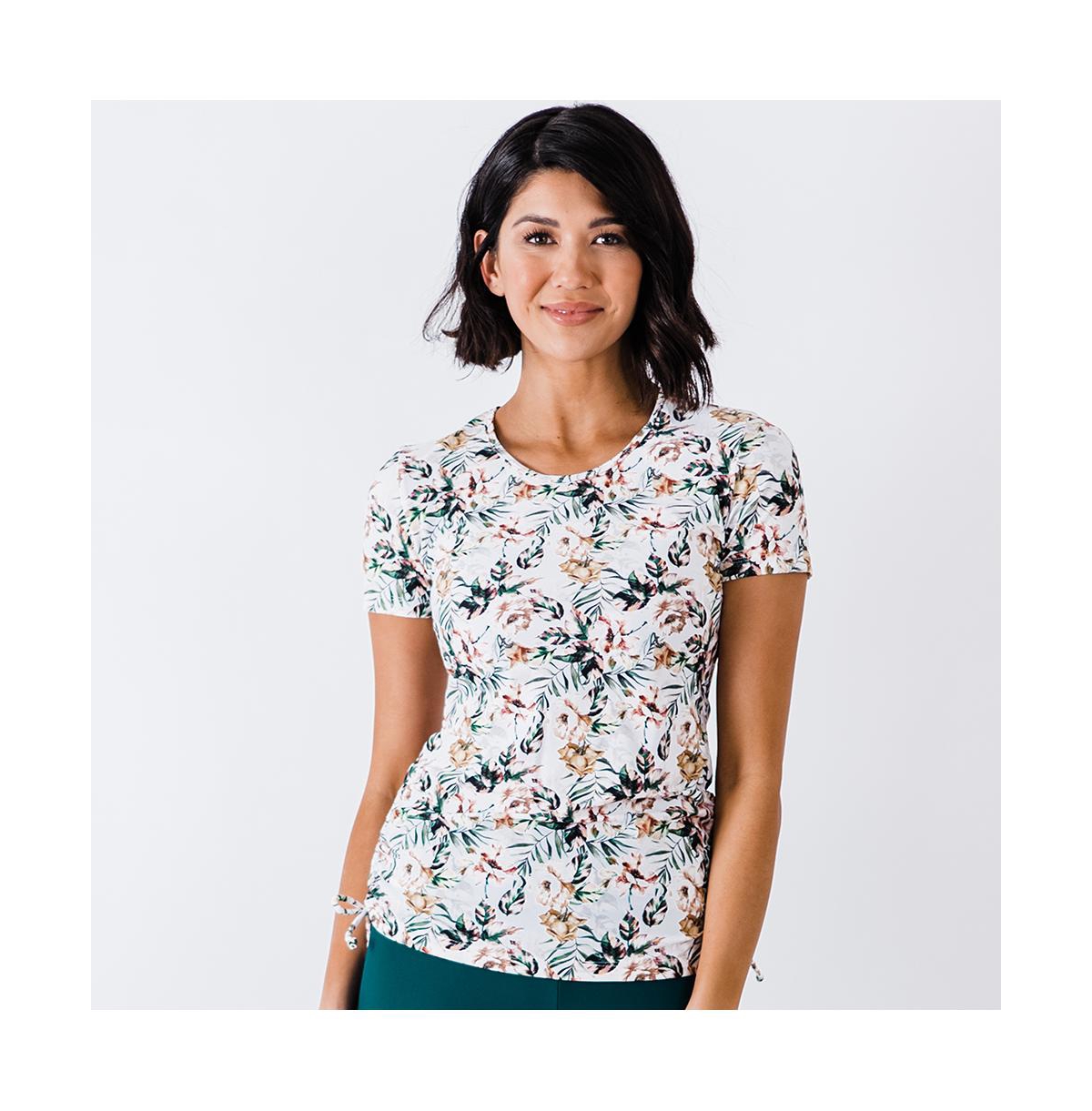 Click here for Calypsa Womens Adele Swim Top - Ivory garden prices